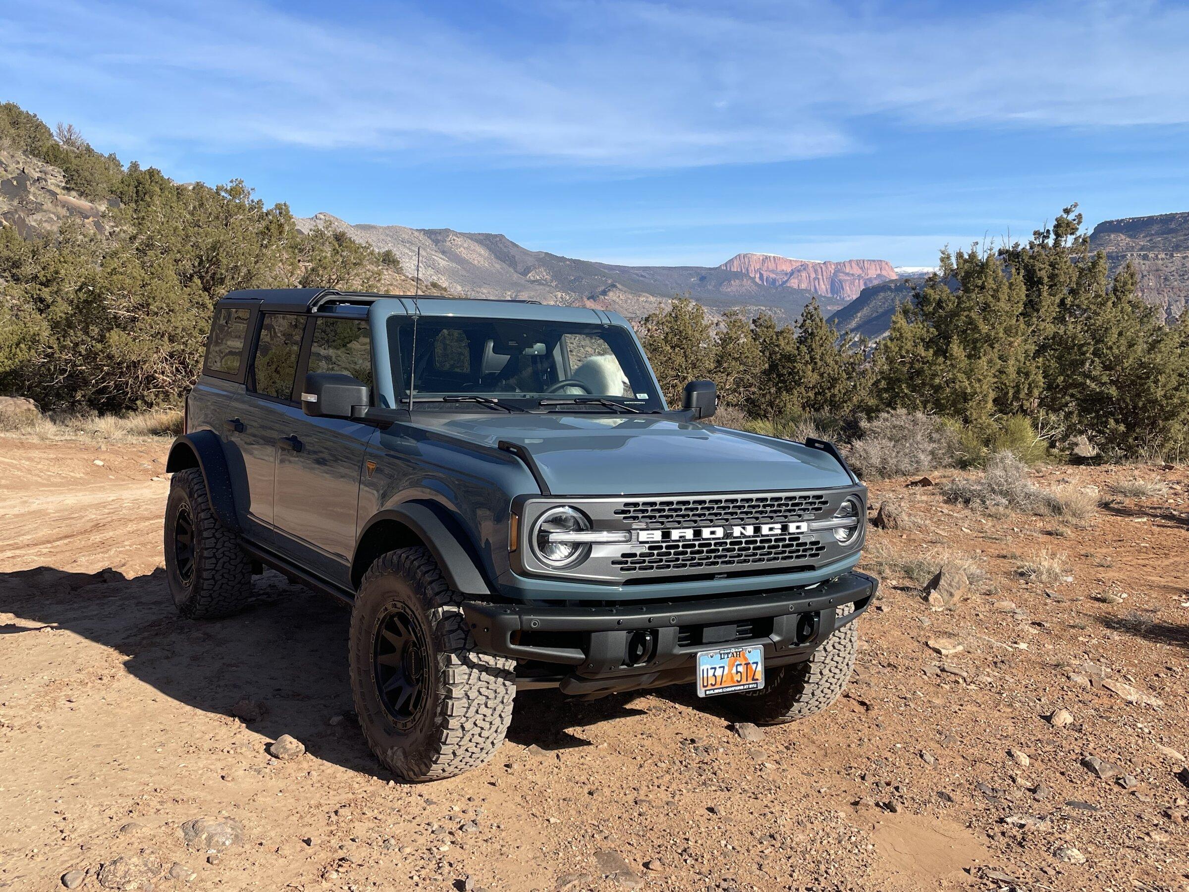 First Off-roading in the Badlands in Southern Utah | Bronco6G - 2021 ...