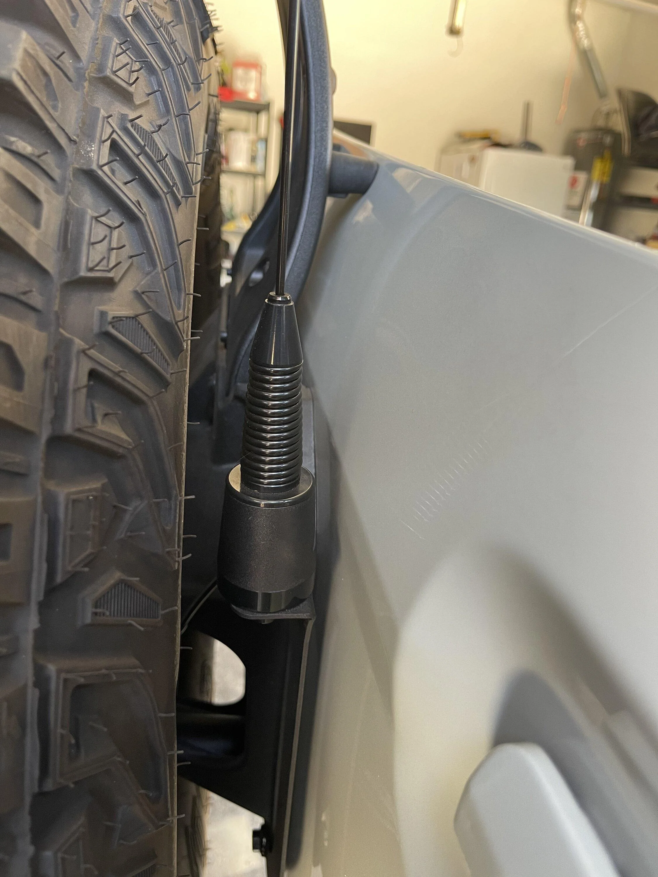 GMRS Radio install with tailgate mounted antenna | Bronco6G - 2021 ...