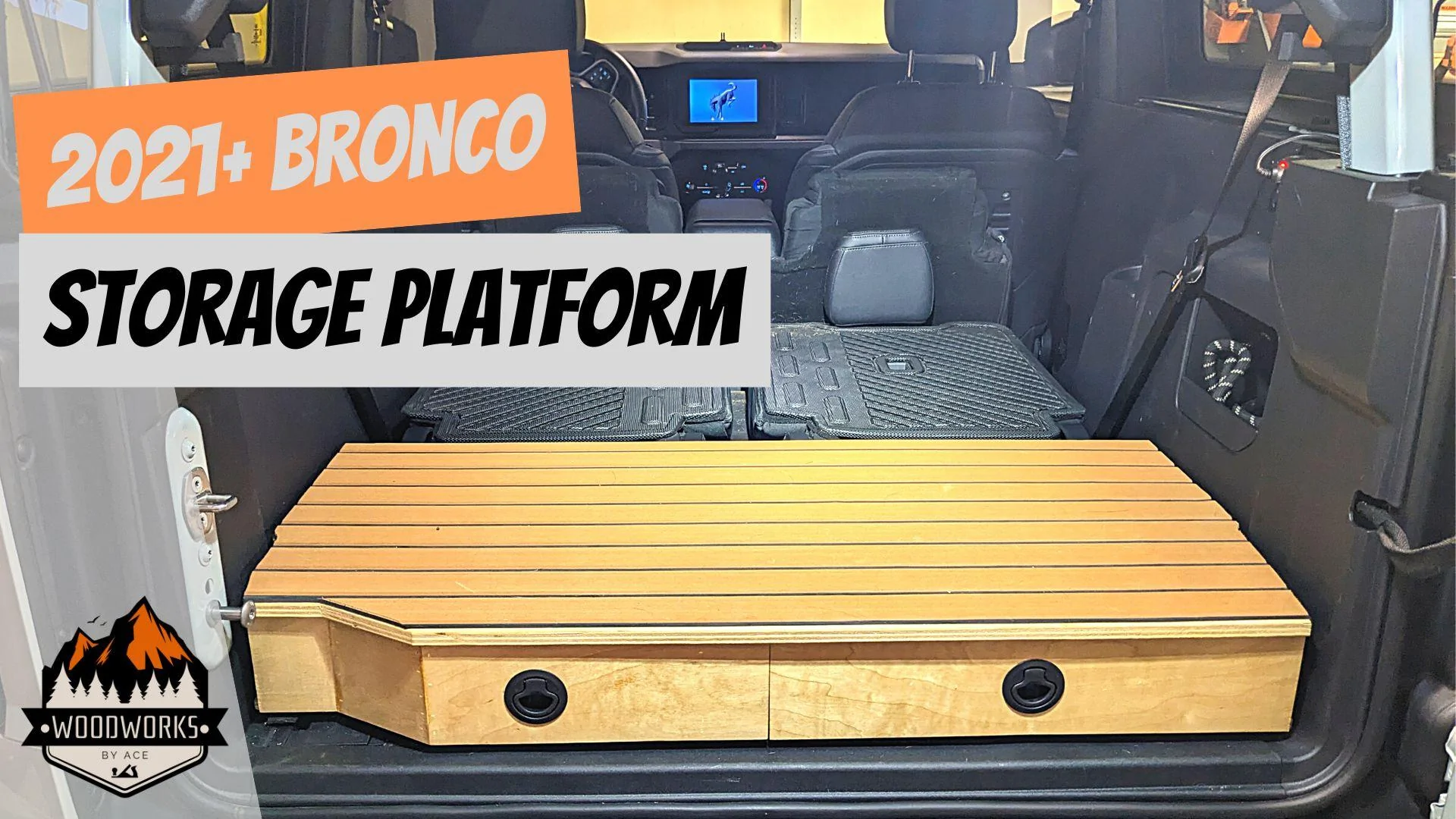 Custom 2-Door Bronco Cargo Area Storage Platform w/ Drawers | Page 3 ...