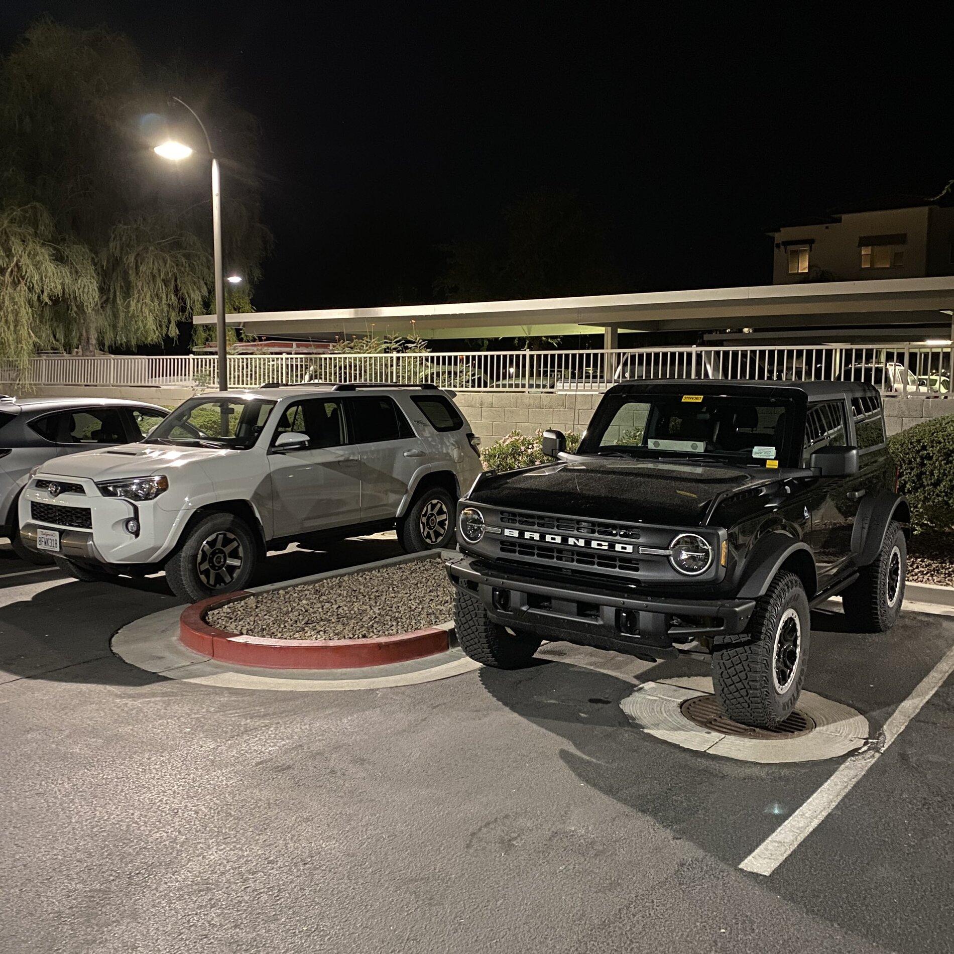 4Runner vs Bronco Overland Concept side by side [more photos added ...