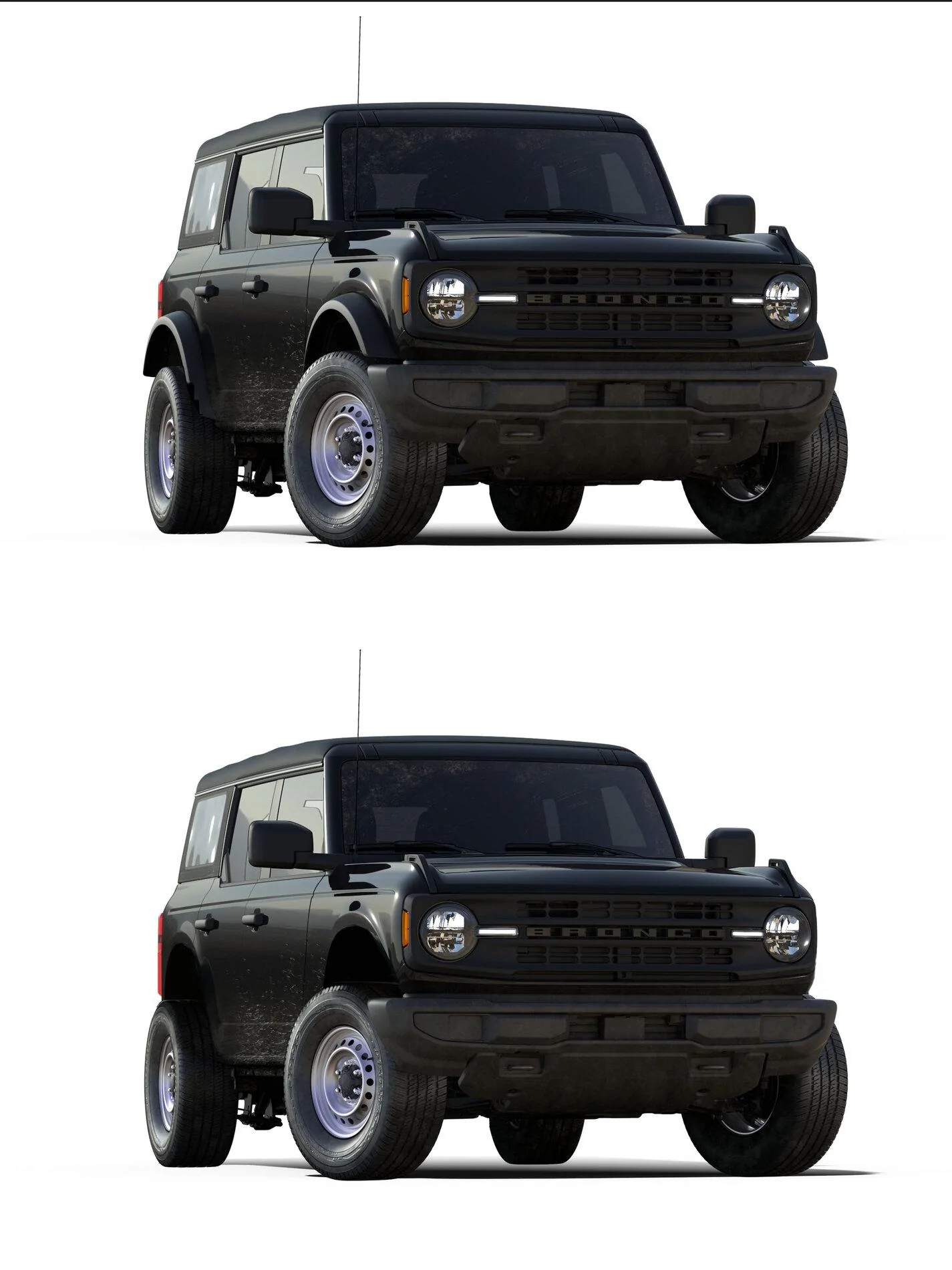 Bronco model with no fender flares and flush wheels? | Page 2 ...