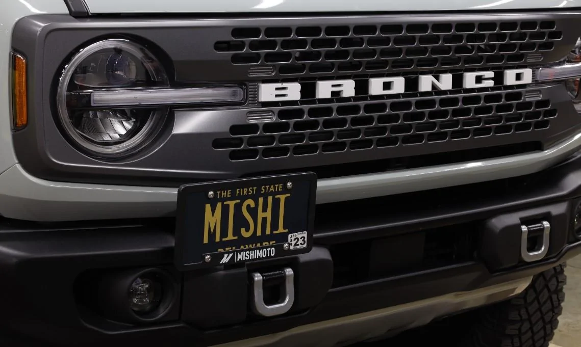 Mishimoto Front License Plate Relocation Kits | Bronco6G - 2021+ Ford ...