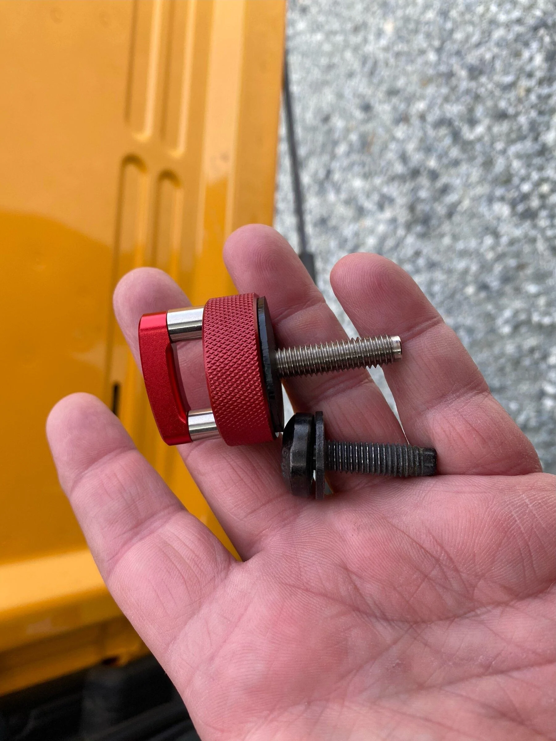 Rockworkx hard top bolts installed. Removable by hand | Bronco6G - 2021 ...