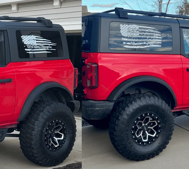 Put any cool / unique vinyl decals on your Bronco? Let's see them ...
