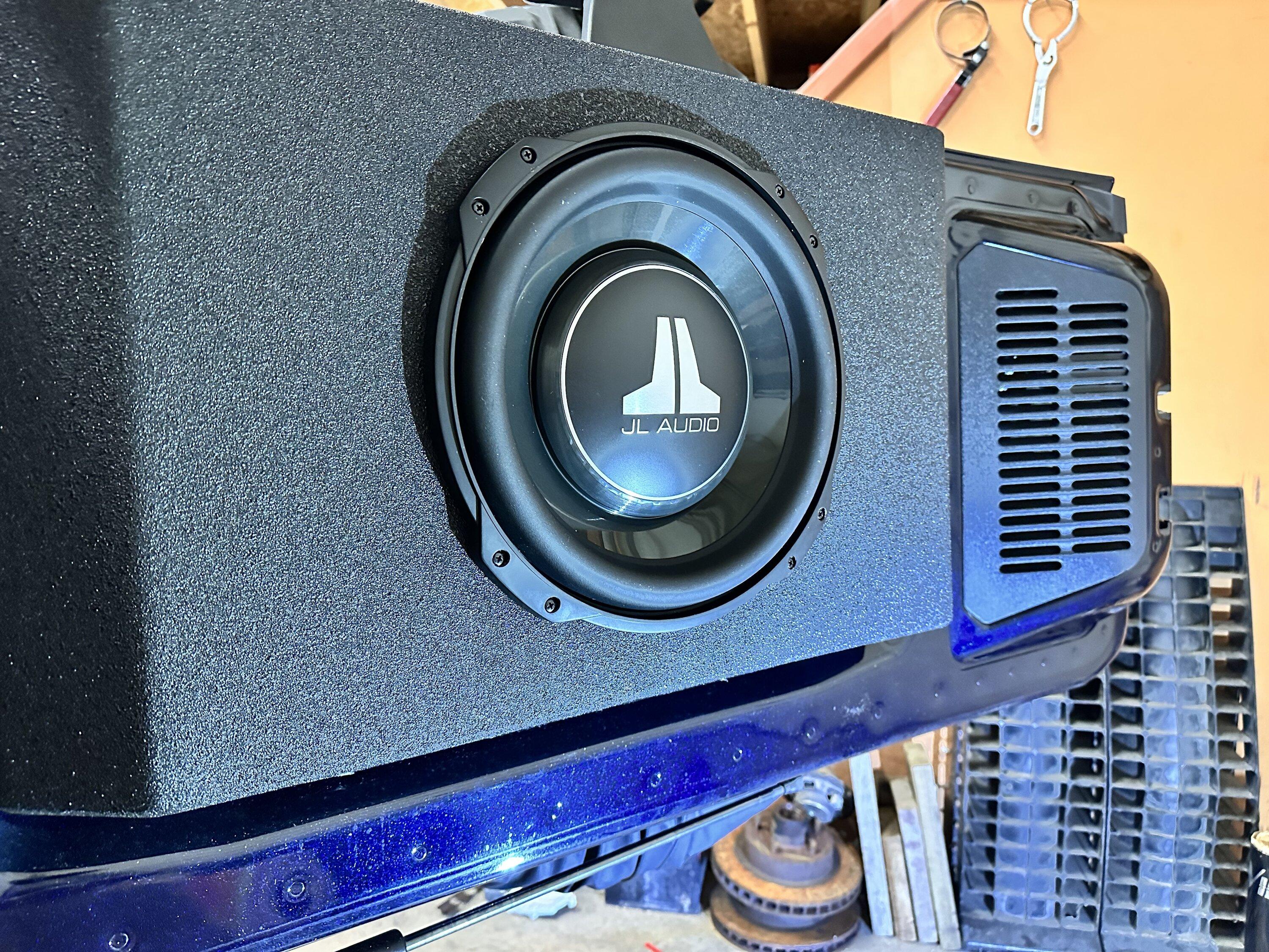 Stinger Sub Box with a JL Audio 12TW3? Will it fit? | Page 2 | Bronco6G ...