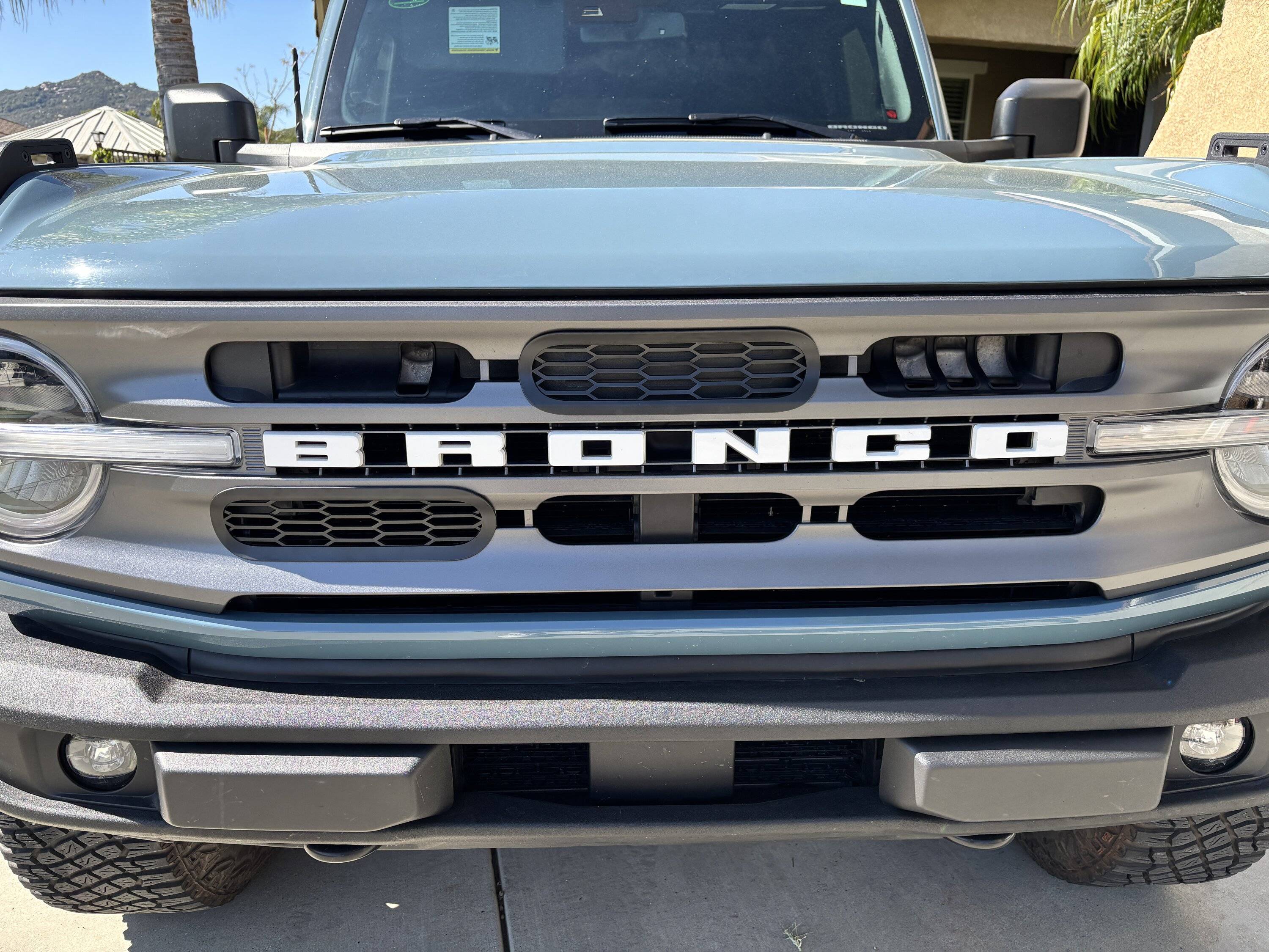 First mod.... Front Mesh Grille Inserts | Bronco6G - 2021+ Ford Bronco ...