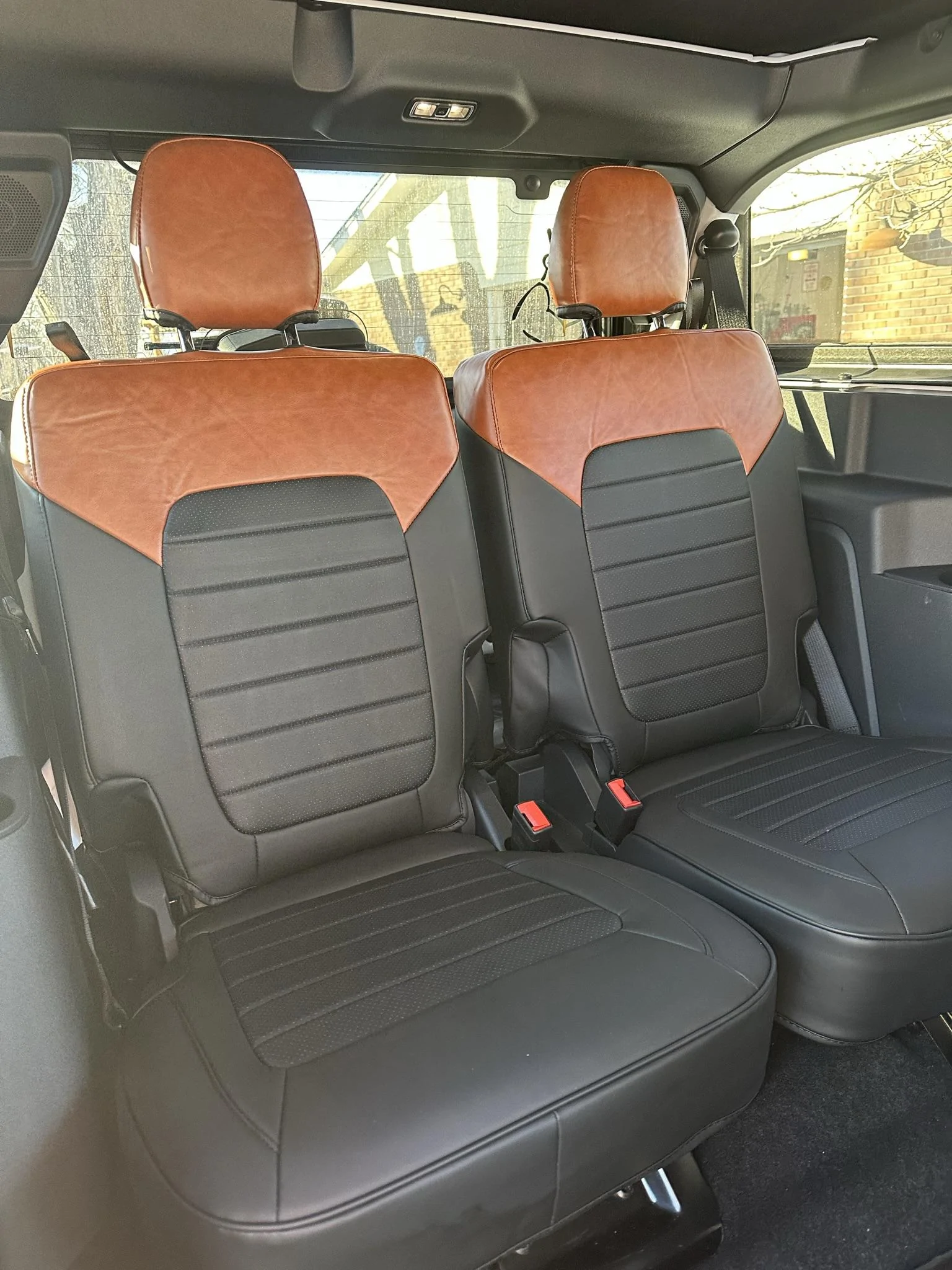 Mabett Introduces Brown PU Leather Custom Seat Covers for Ford Bronco ...