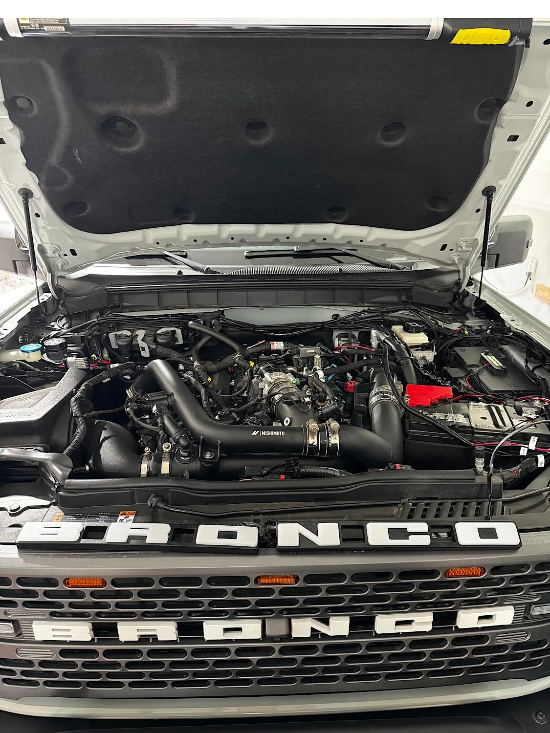 Putco Luminix LED Bronco Grille Emblem installed photos pics | Bronco6G ...