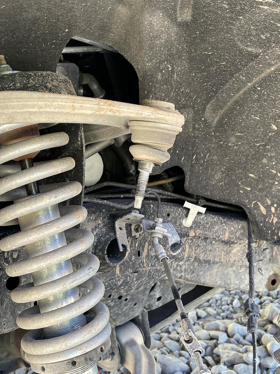 Another case of clunk / knock sound from front driver suspension area ...