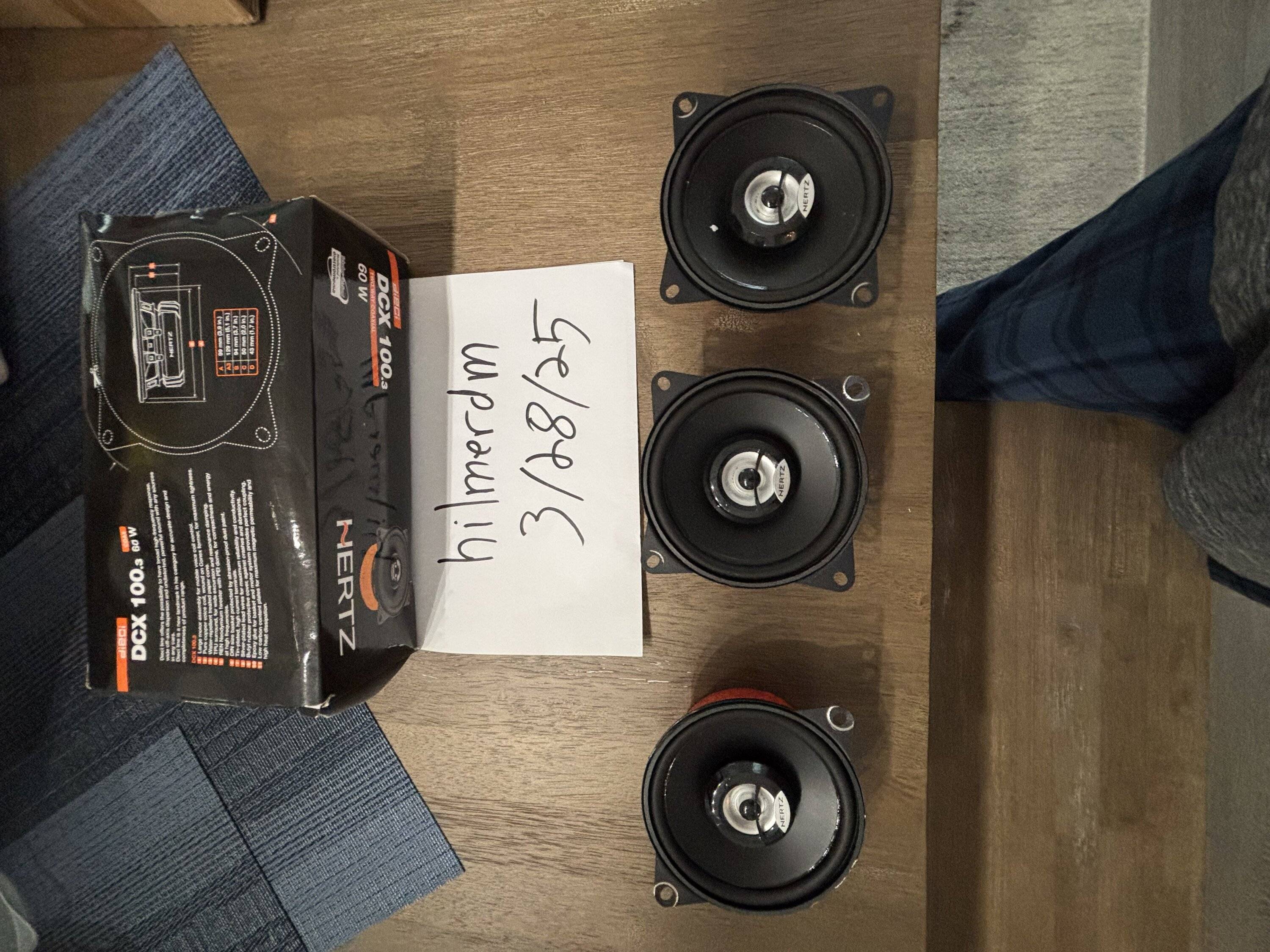Maryland - Three (3) Hertz DCX 100.3 4” Speakers - $120 | Bronco6G ...