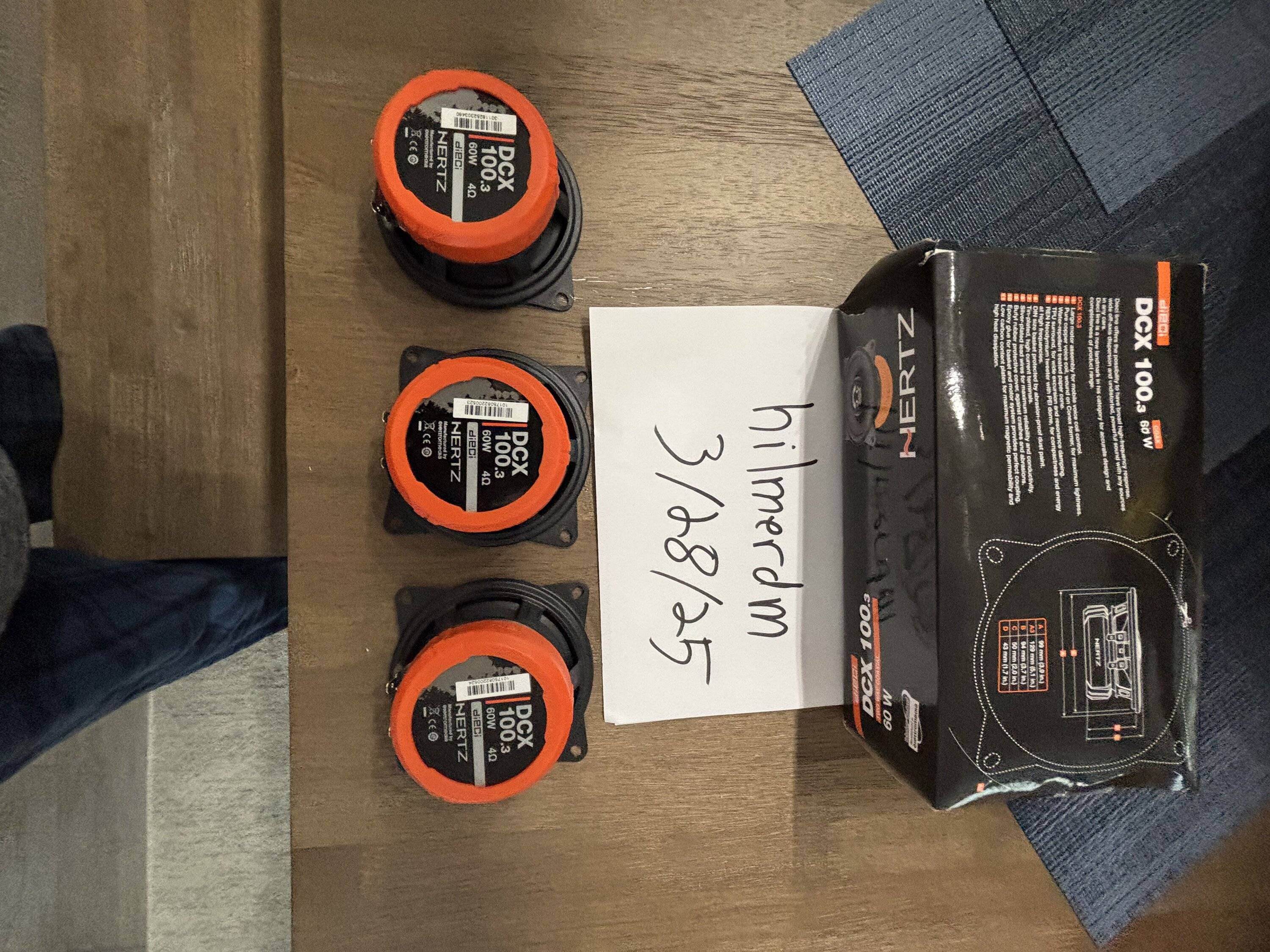 Maryland - Three (3) Hertz DCX 100.3 4” Speakers - $120 | Bronco6G ...