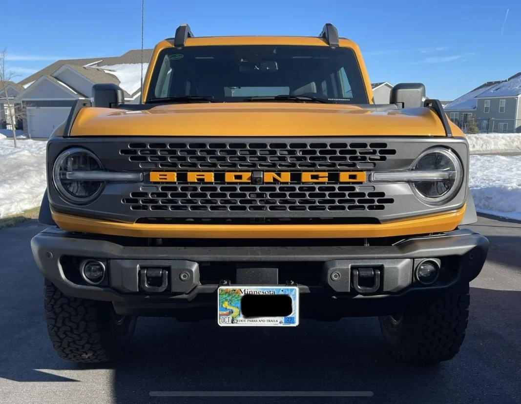 Front license plate bracket recommendations? | Bronco6G - 2021+ Ford ...