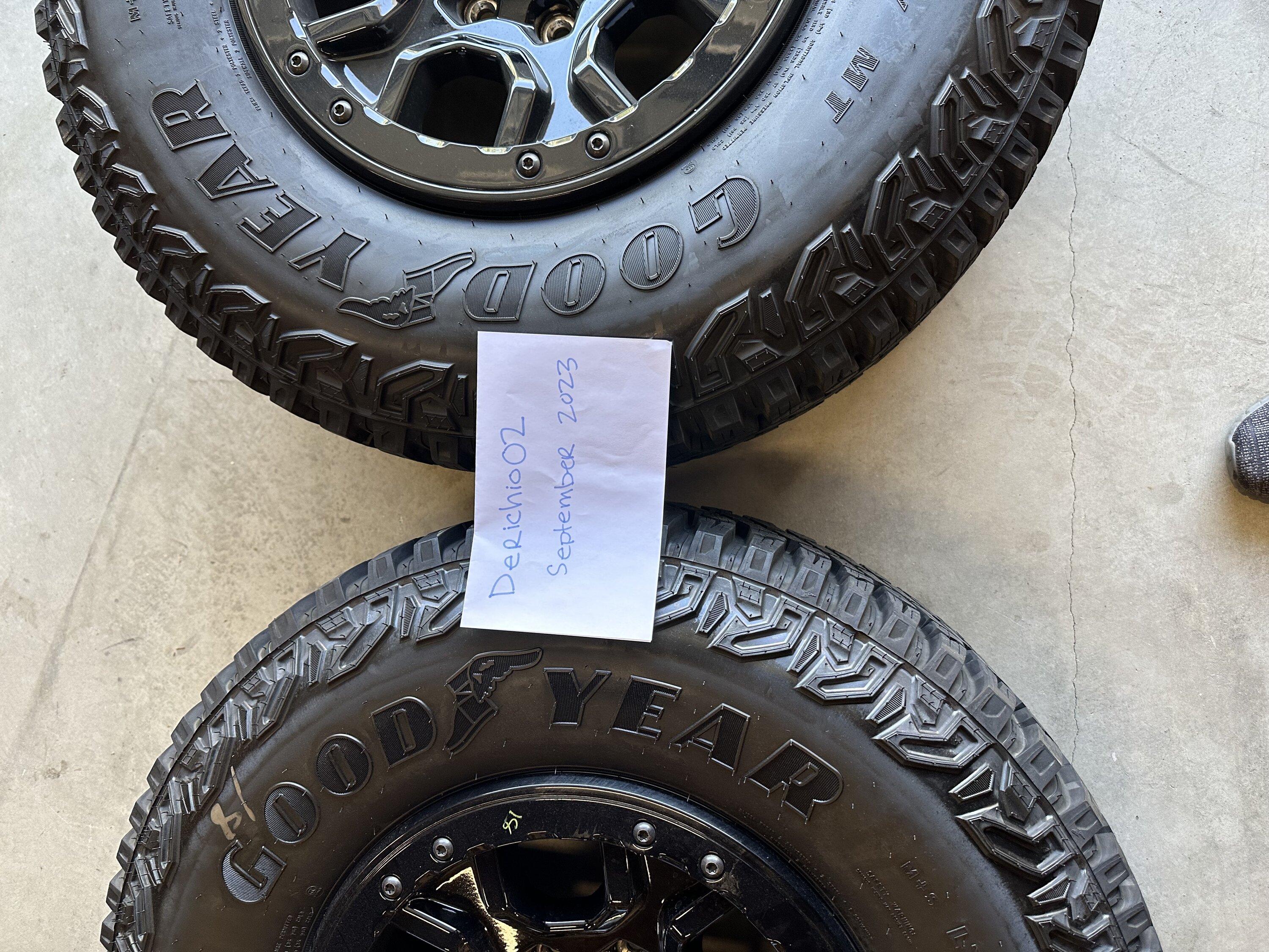 California - OEM Wildtrak SAS Take Offs - (Wheel, Tires, TPMS) $1500 ...