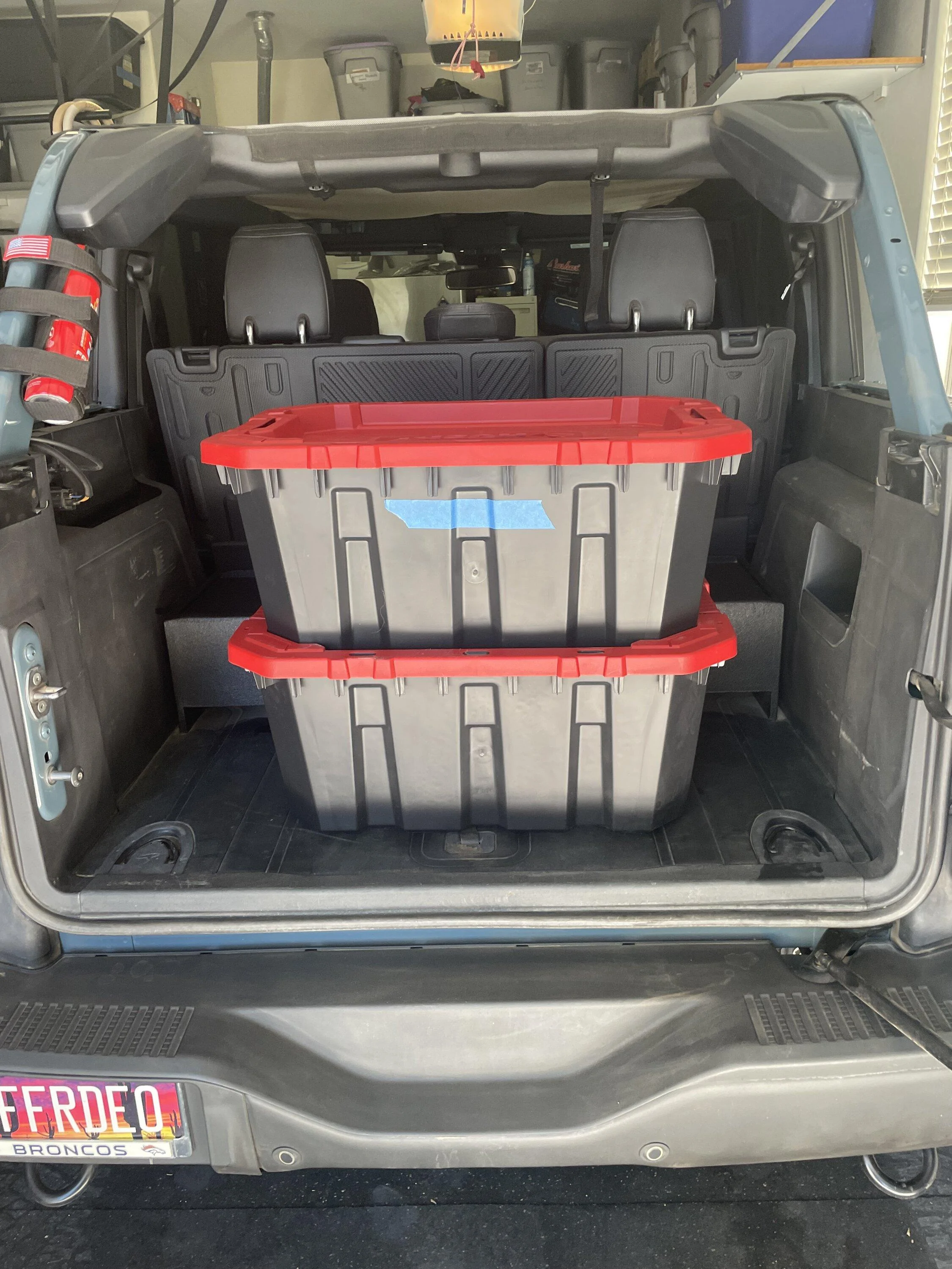 Low profile 11-12gal storage bins with anchor points? | Bronco6G - 2021 ...