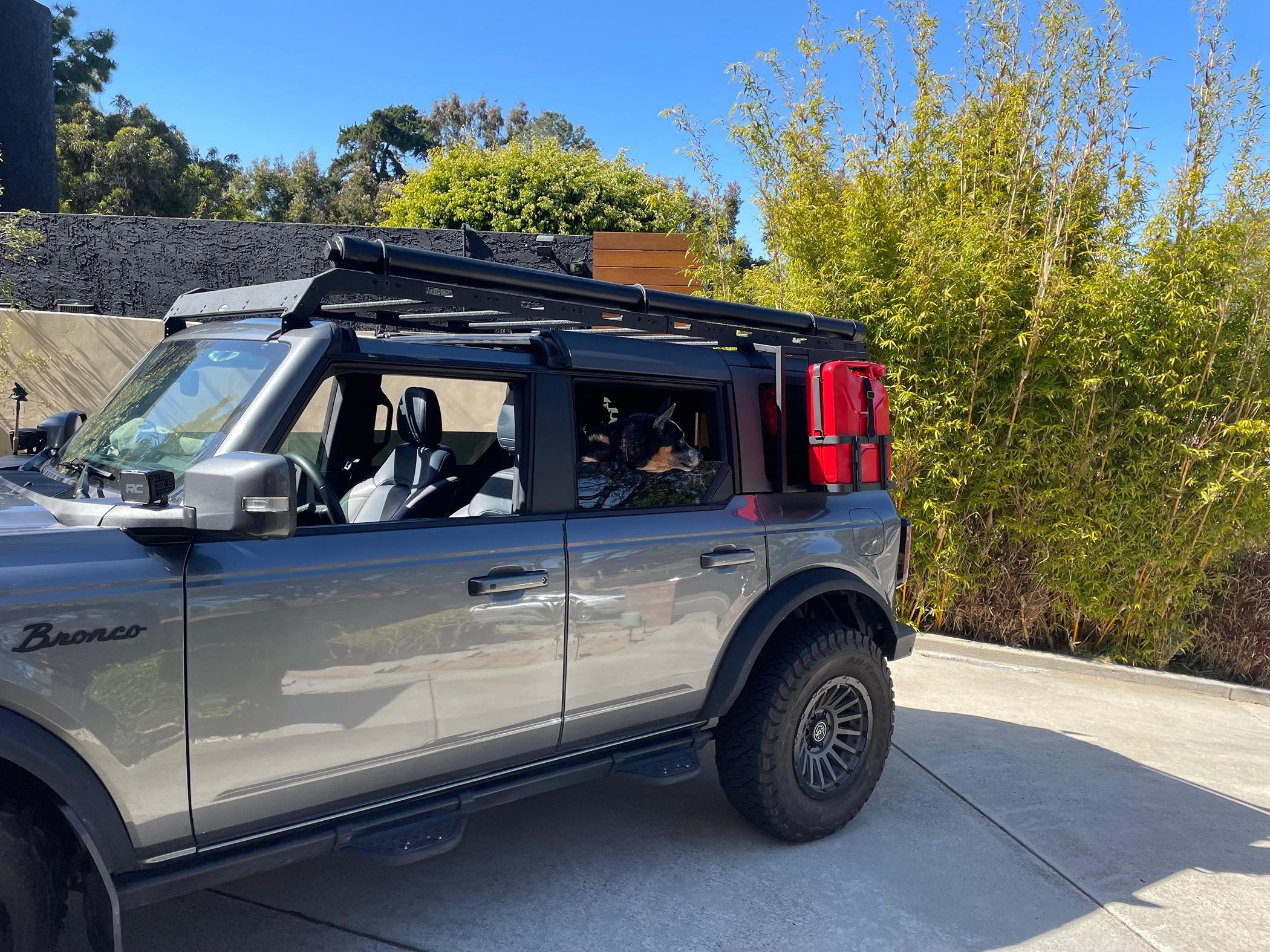 Bronco Saddle Bags for Jerry Gas Cans - My DIY Welded Solution ...
