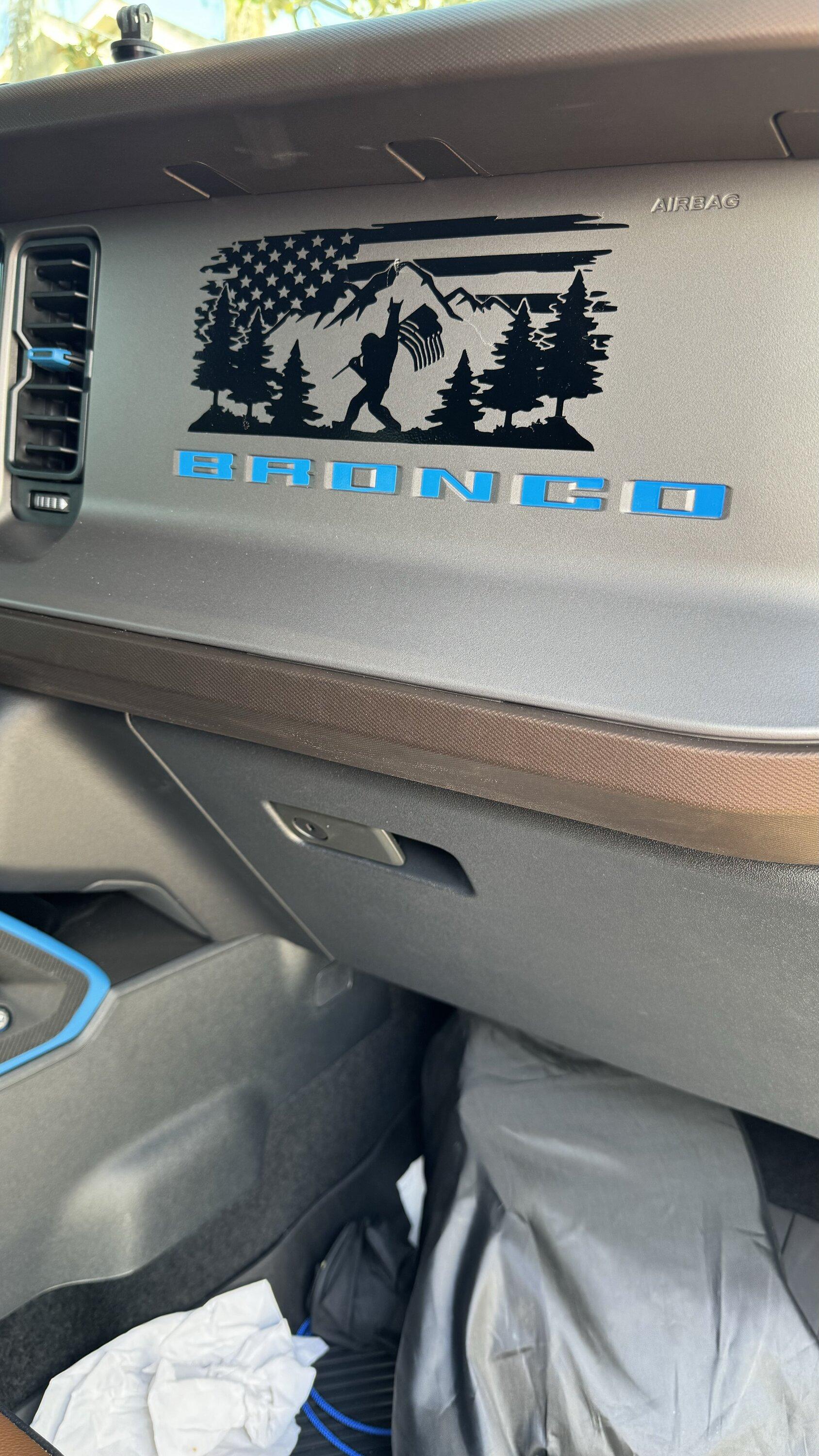 Put any cool / unique vinyl decals on your Bronco? Let's see them ...