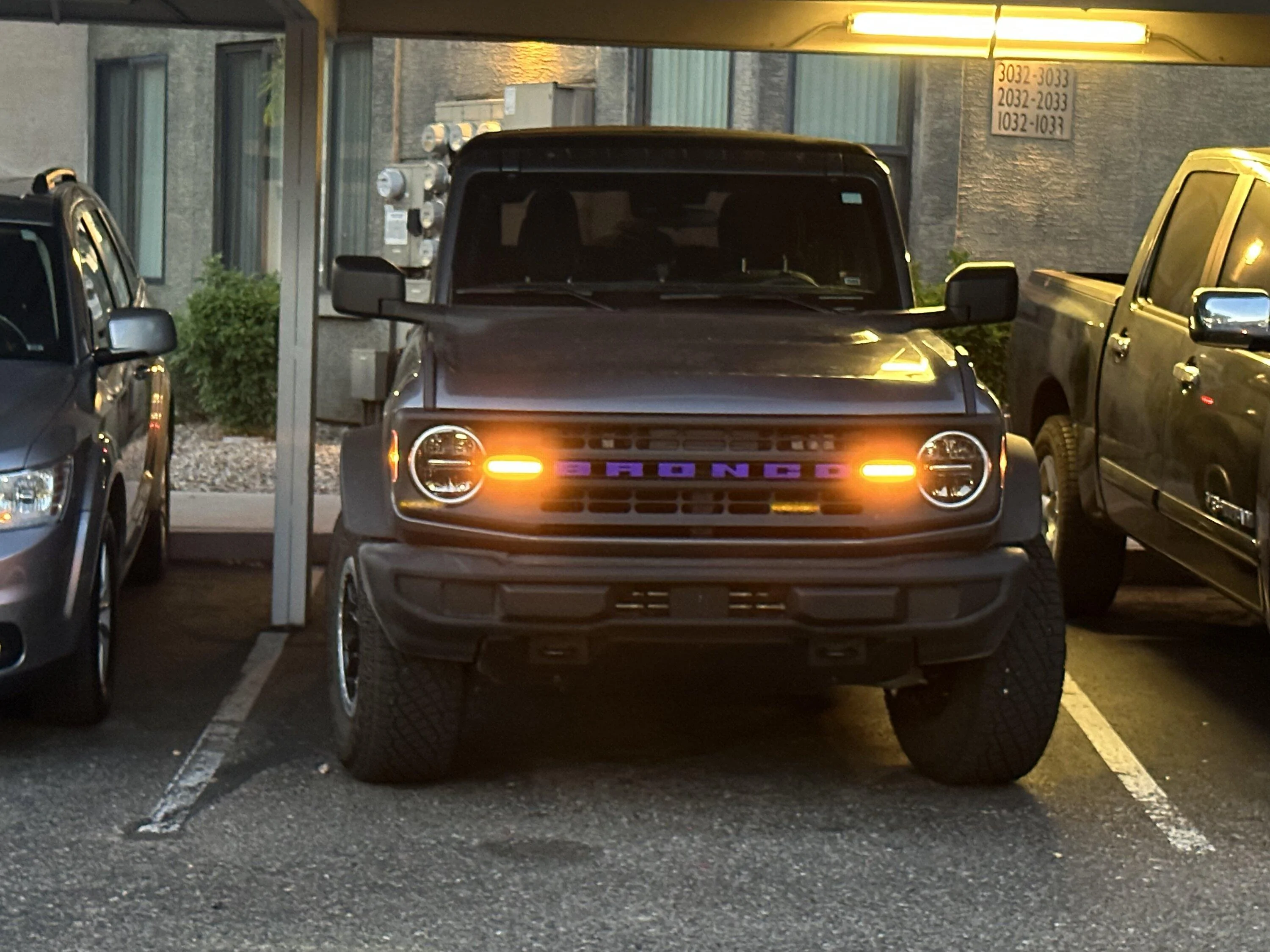 Official Ford Bronco Grille Black Lettering Overlay Kit $110 | Bronco6G ...