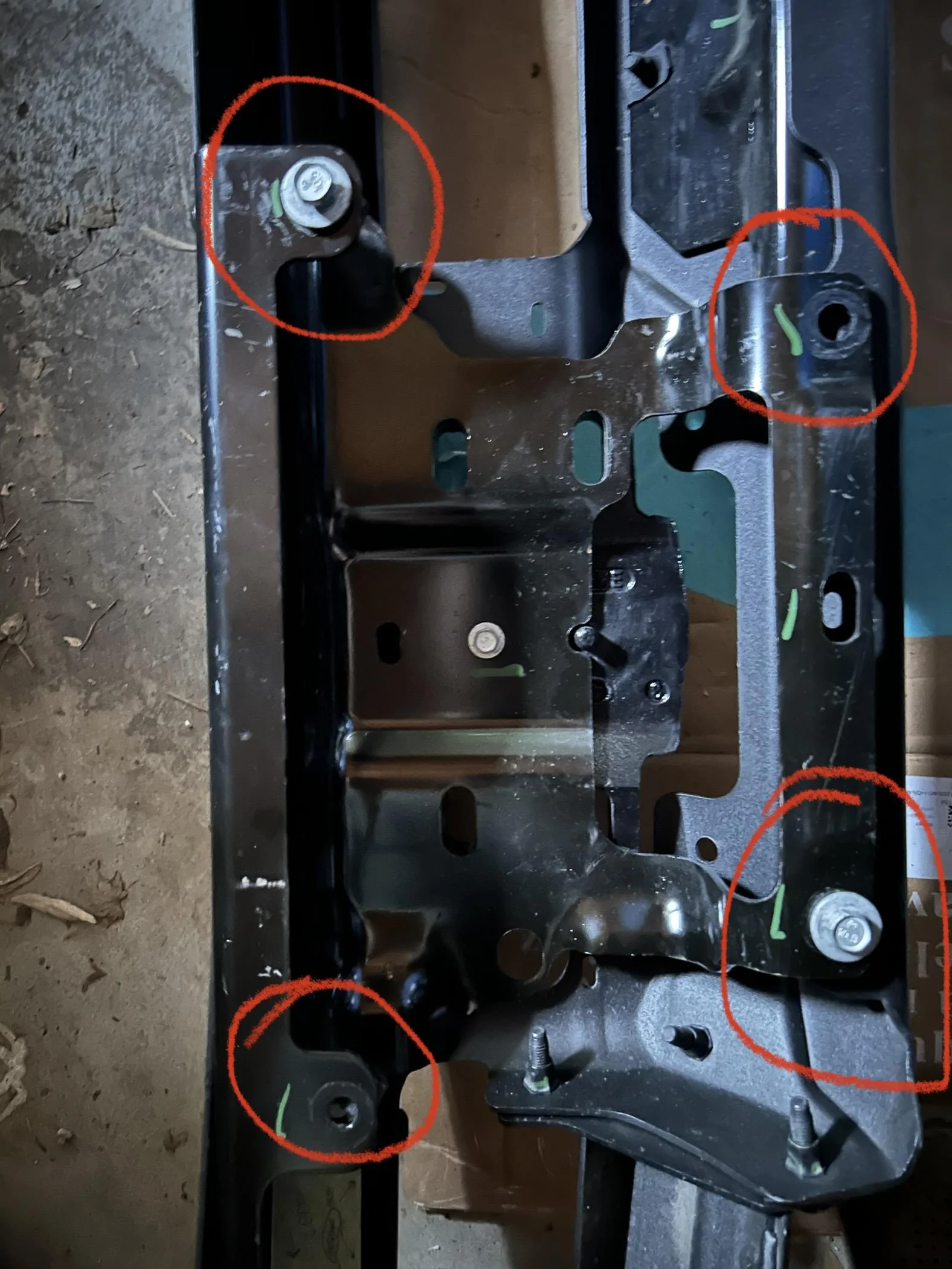Replacement Bolts for Heavy Duty Modular Front Bumper? | Bronco6G ...