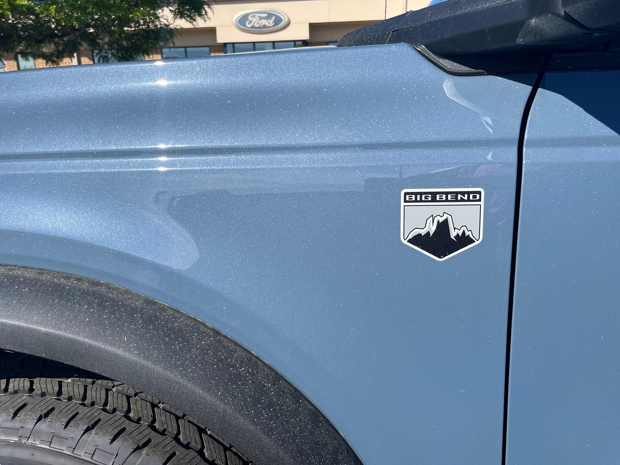 Correct locations for factory fender emblems? | Bronco6G - 2021+ Ford ...