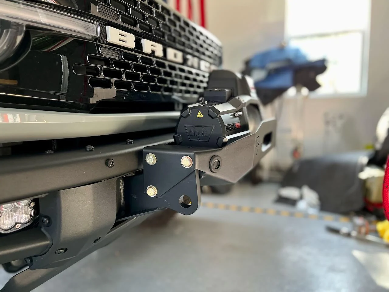 JCR Offroad Winch Plate/License Plate Bracket/Camera Relo/Zeon 10S ...