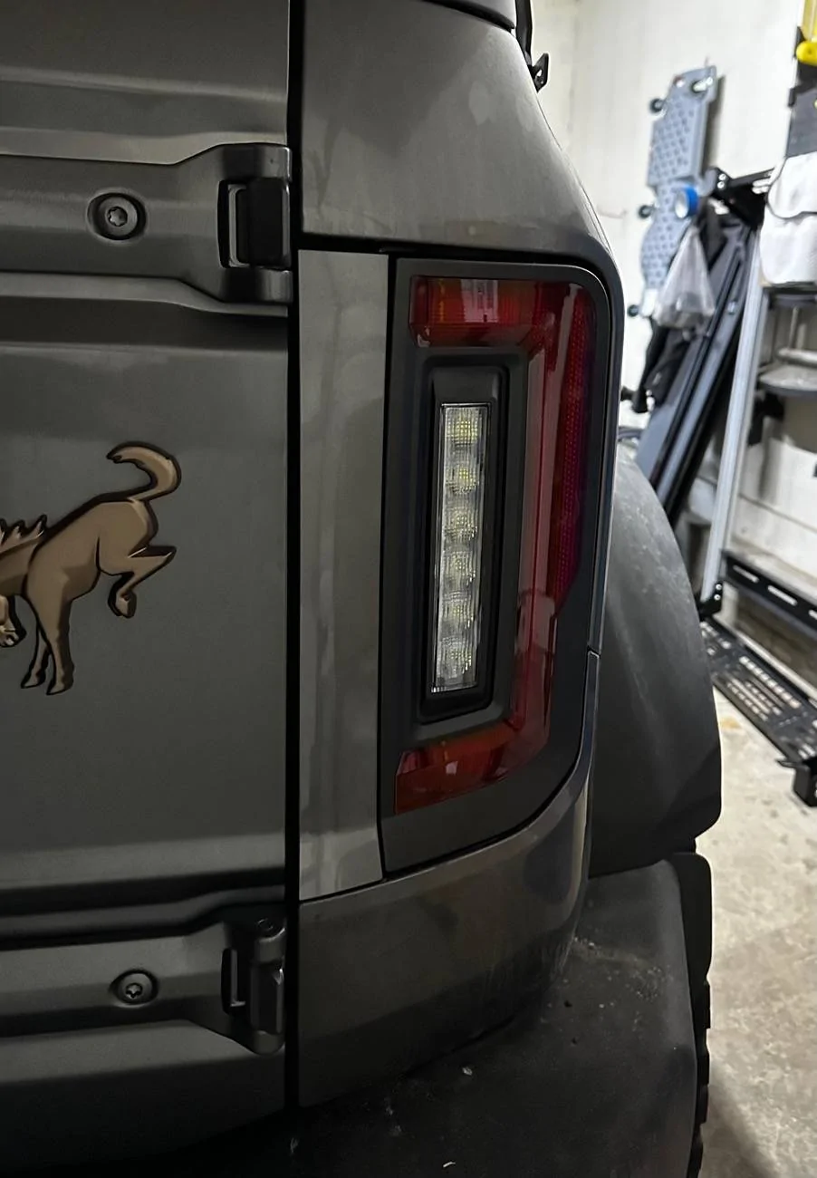 Signature LED Tail Lights to Oracle Flush Mount LED w/ amber turn ...