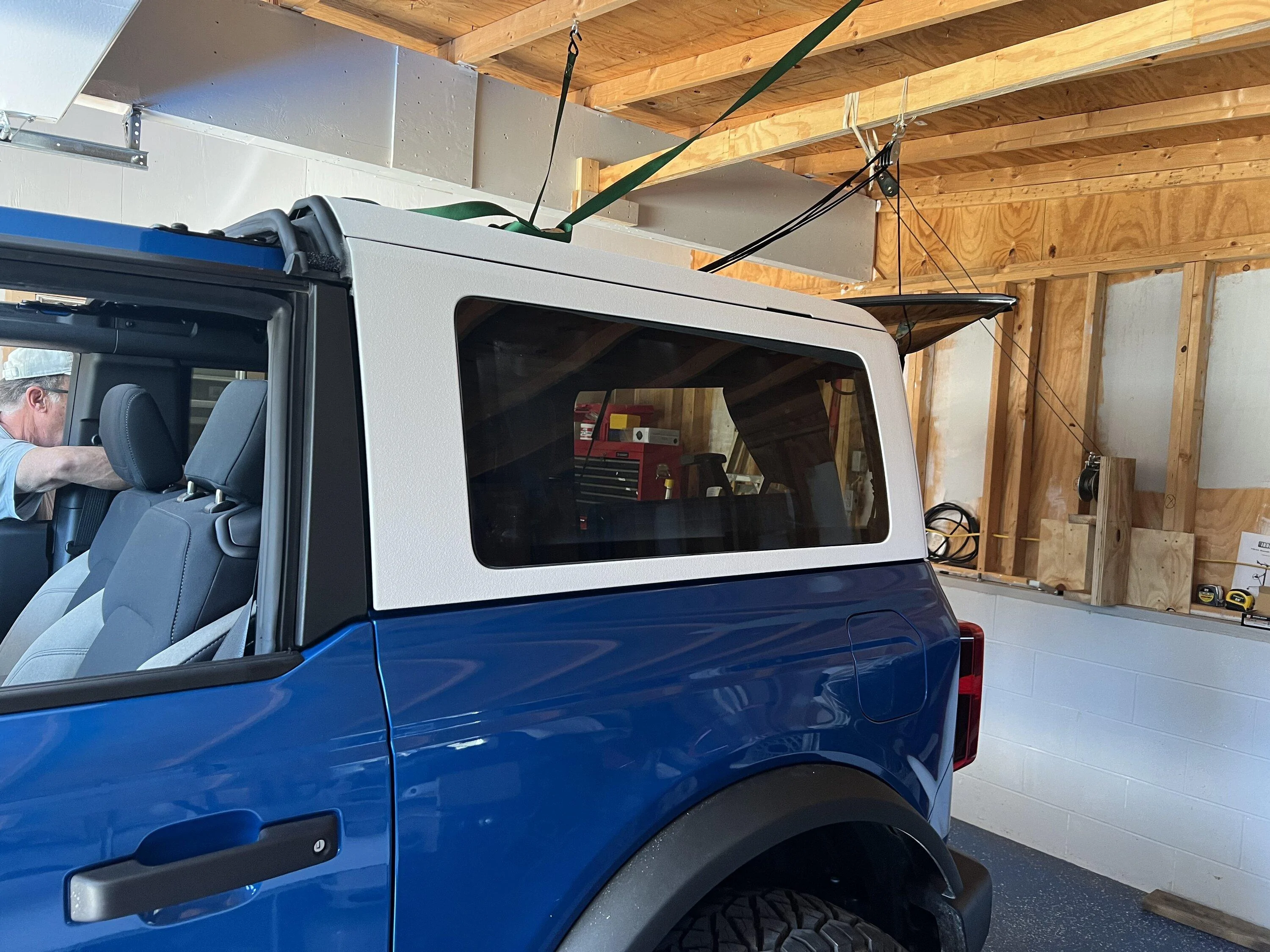 MIC hard top painted white using Raptor Spray Liner: DIY how-to and ...