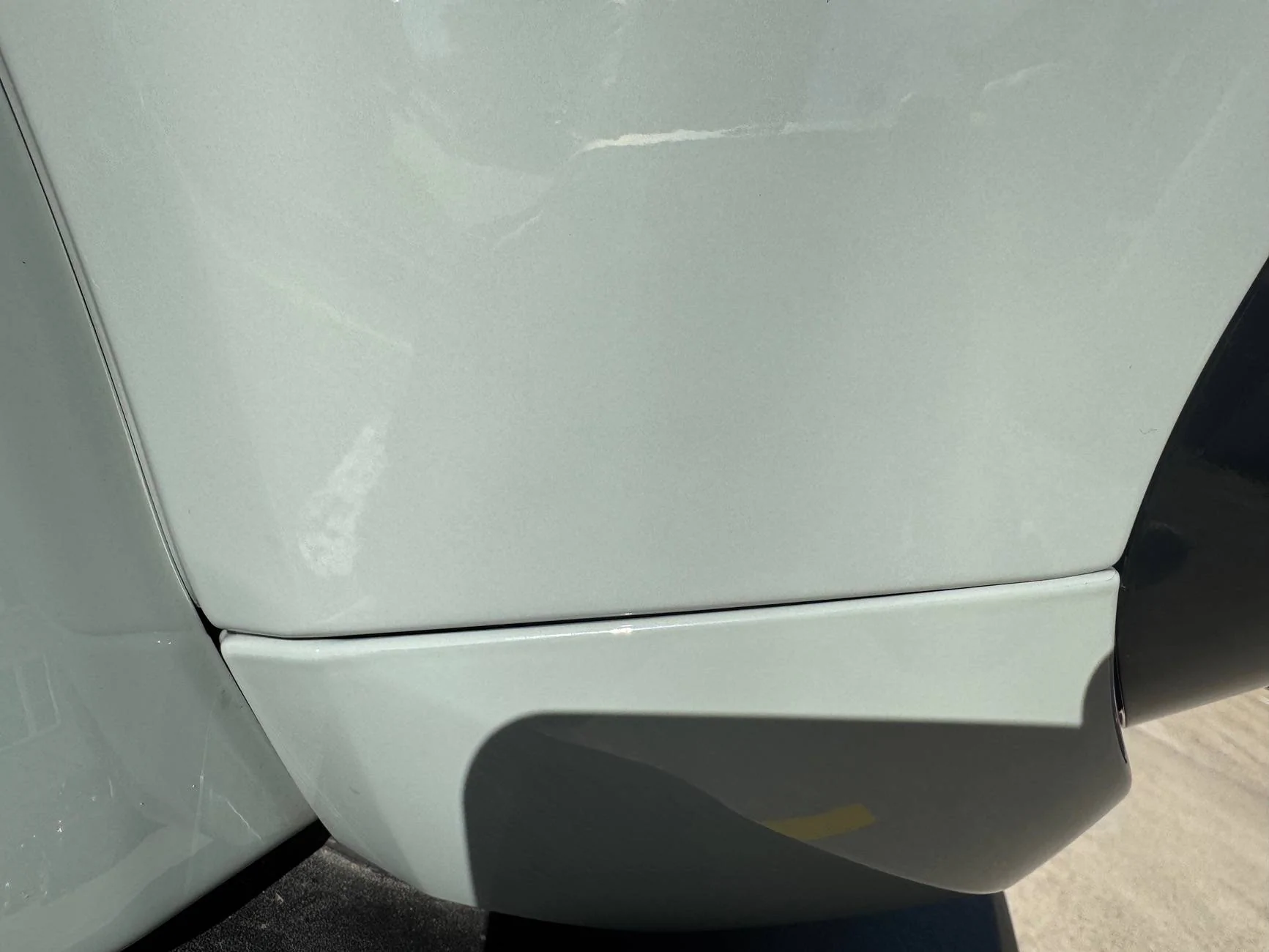 Front Driver Bumper Edge - Thinned Paint | Bronco6G - 2021+ Ford Bronco ...