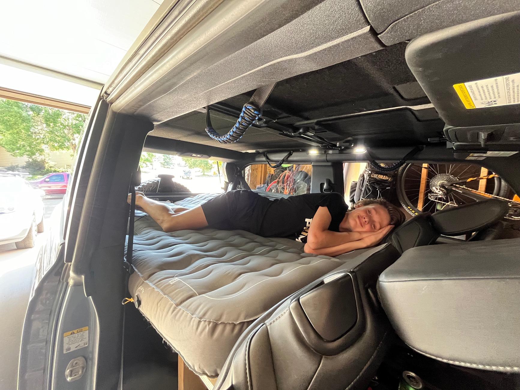 Bed platform build for Car Camping in a 2-Door | Bronco6G - 2021+ Ford ...