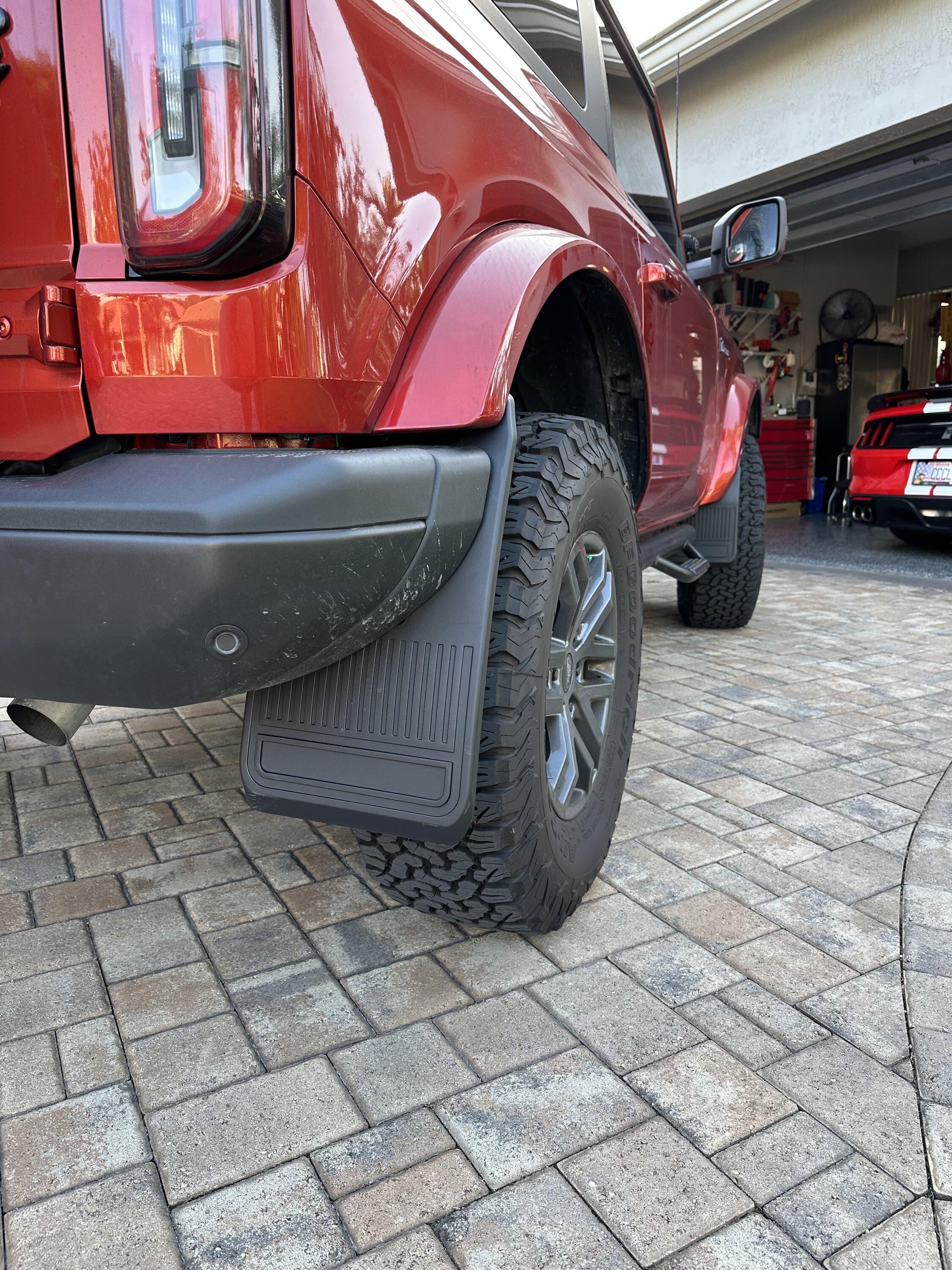 Amazon Mud Flaps, for the money they are amazing. | Bronco6G - 2021 ...