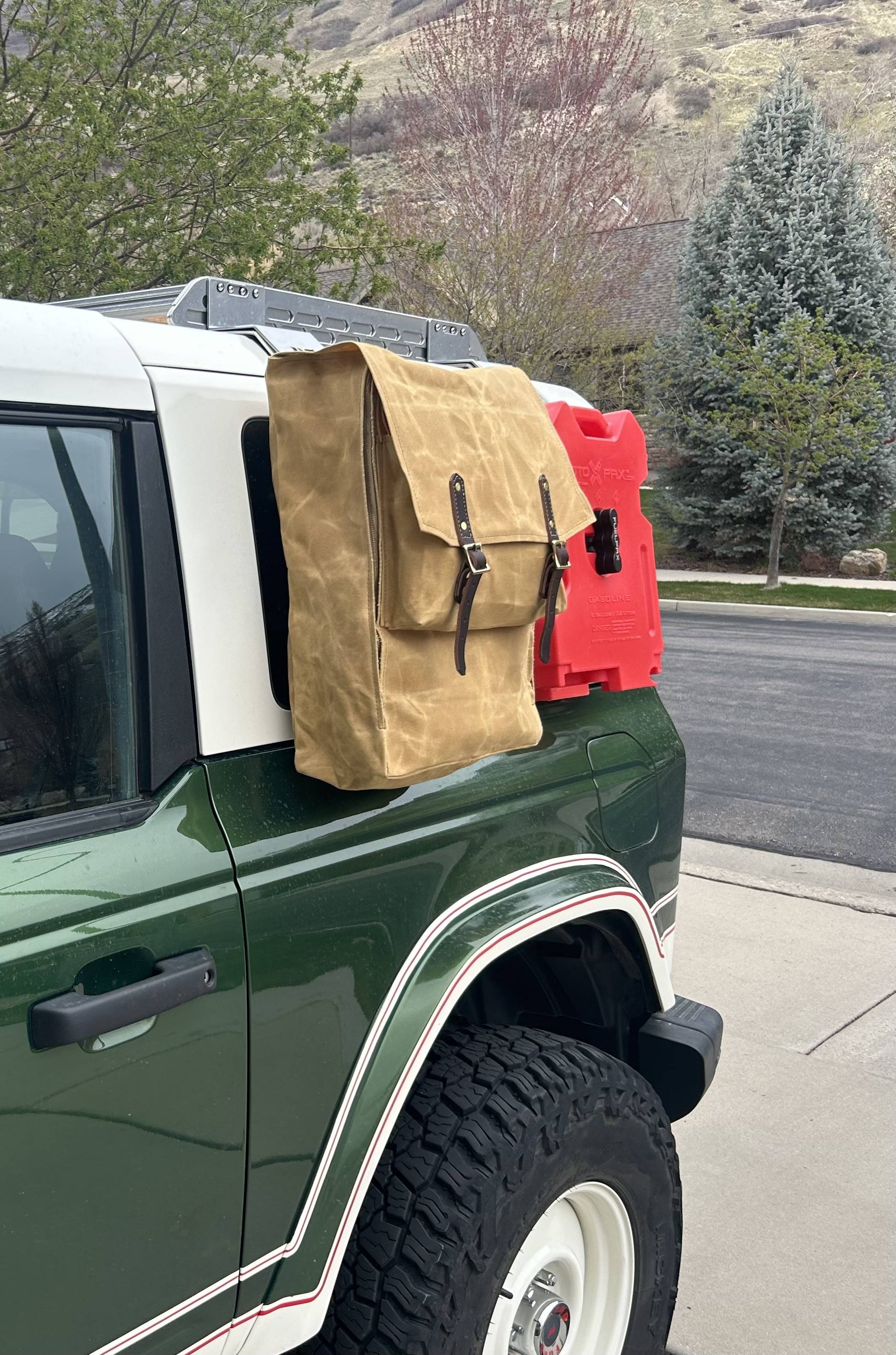 First prototype rotopax cover/storage bag | Bronco6G - 2021+ Ford ...