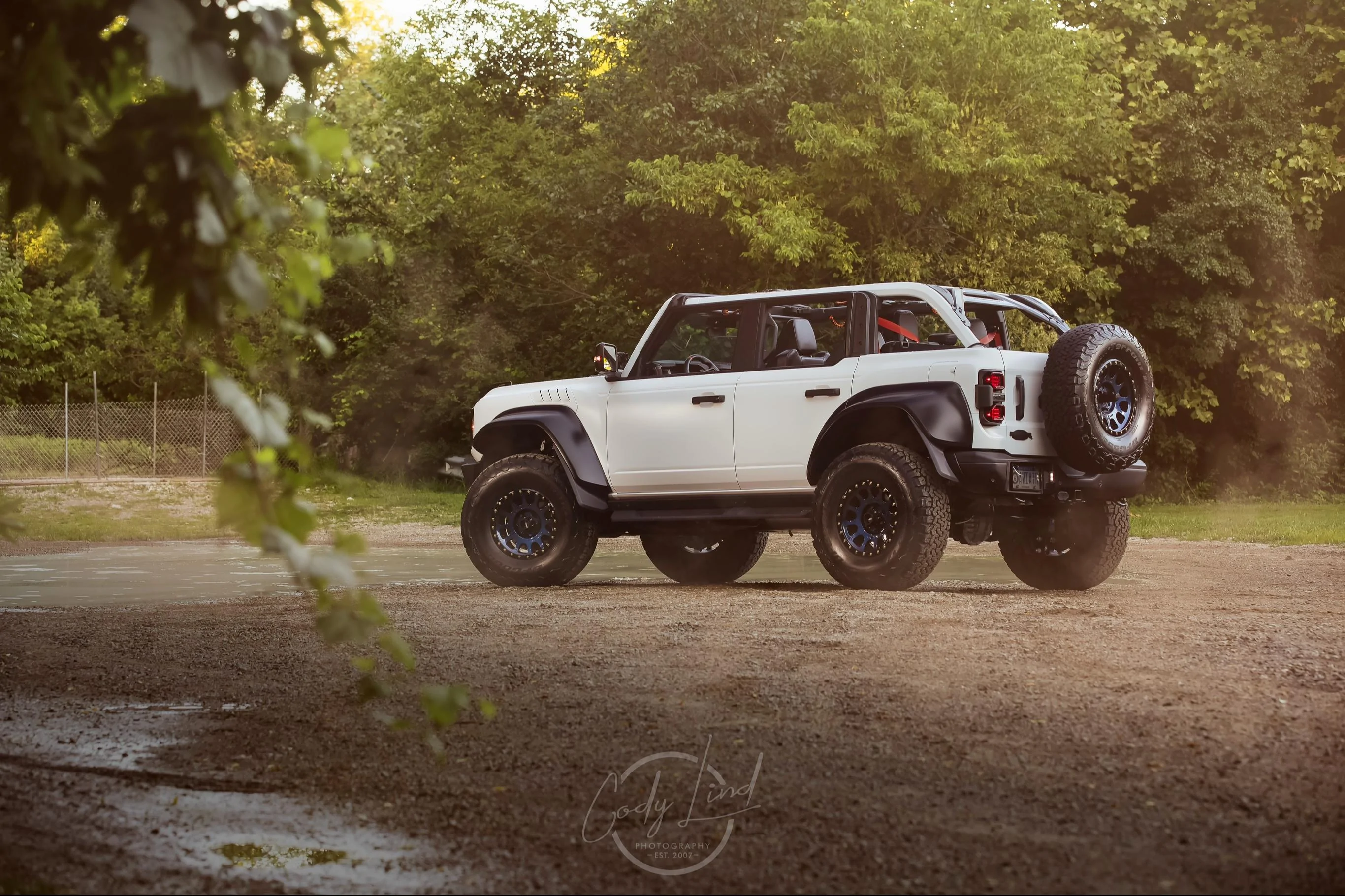 Bronco Raptor in Oxford White - Professional photo shoot. Credits: the ...