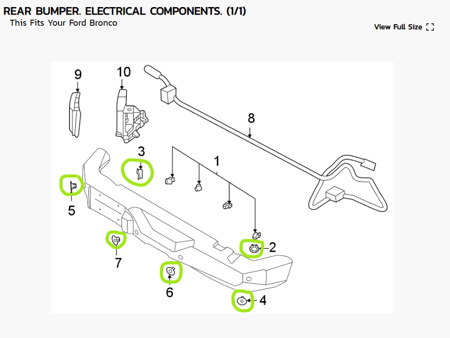 RTR Rear Bumper makes the sensors hyper sensitive | Page 2 | Bronco6G ...