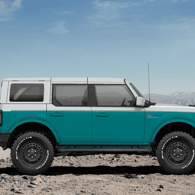 My velocity blue 2 door Base Bronco Heritage build. | Bronco6G - 2021 ...