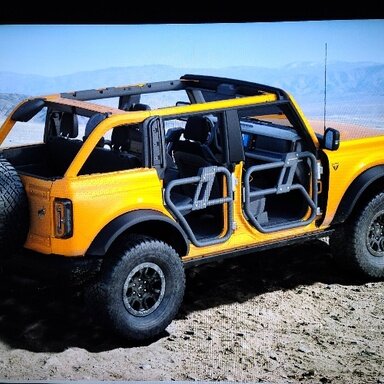 Amber LED Light Bronco Letters, DRL fogs, and light bar installed ...