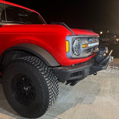 Installed 33 inch tires on stock Base rims - no mods required ...