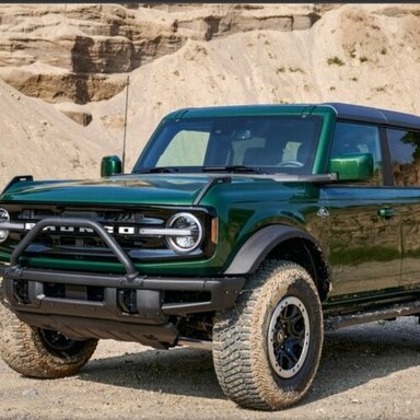 Eruption Green Broncos + Bronze Wheels are perfect match | Bronco6G ...