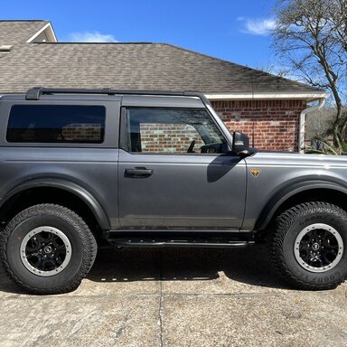 Rampage TrailView Fastback Soft Top for 2 door Bronco -- installed ...