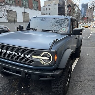 Azure Gray Badlands Delivered and XPEL Stealth PPF Wrapped! | Bronco6G ...