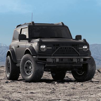 Blacked Out 2021 Bronco With Satin / Matte Wrap Rendered Look ...