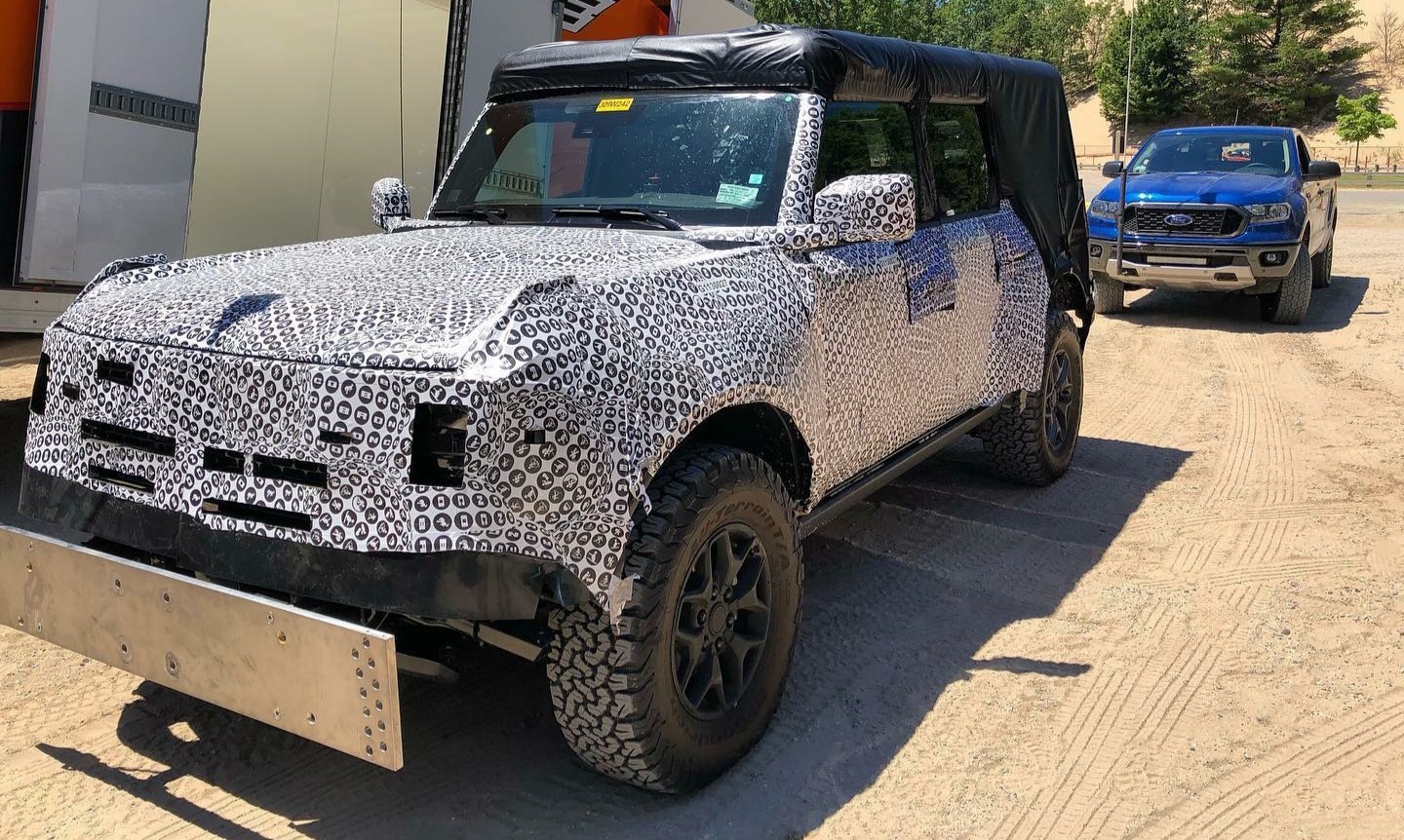 Bronco Mule Spotted Testing Off-Road Wearing BFG K02 Tires and Mad Max ...