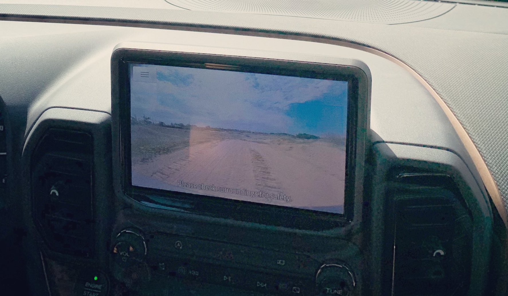 Front Trail Camera in action on Ford Bronco Sport 8" screen | Bronco6G ...