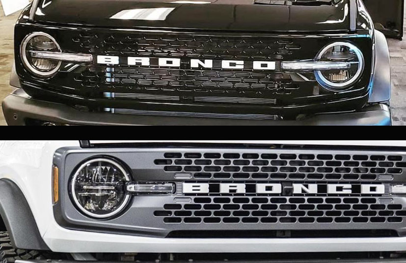 Production Wildtrak and Badlands Broncos Will Share Grille But In ...