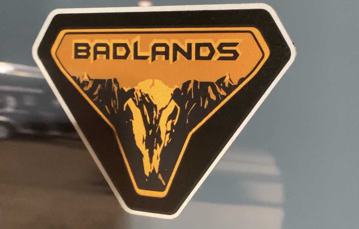 Close Look at the Badlands Reflective Badge | Bronco6G - 2021+ Ford ...