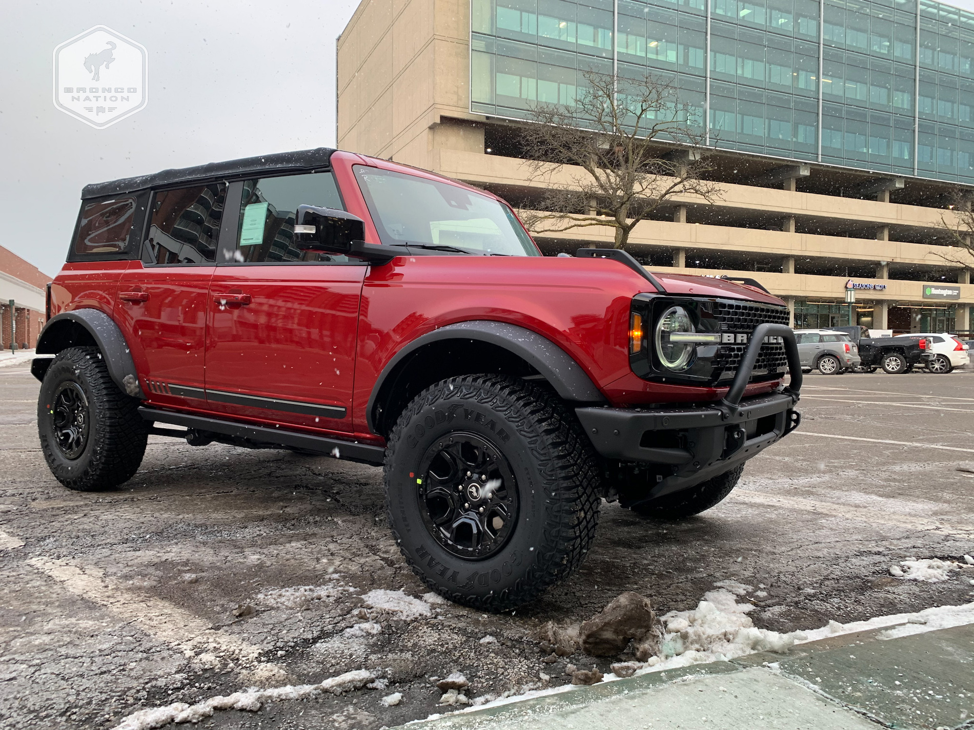 4 Door Rapid Red Bronco First Edition Out On The Town | Bronco6G - 2021 ...