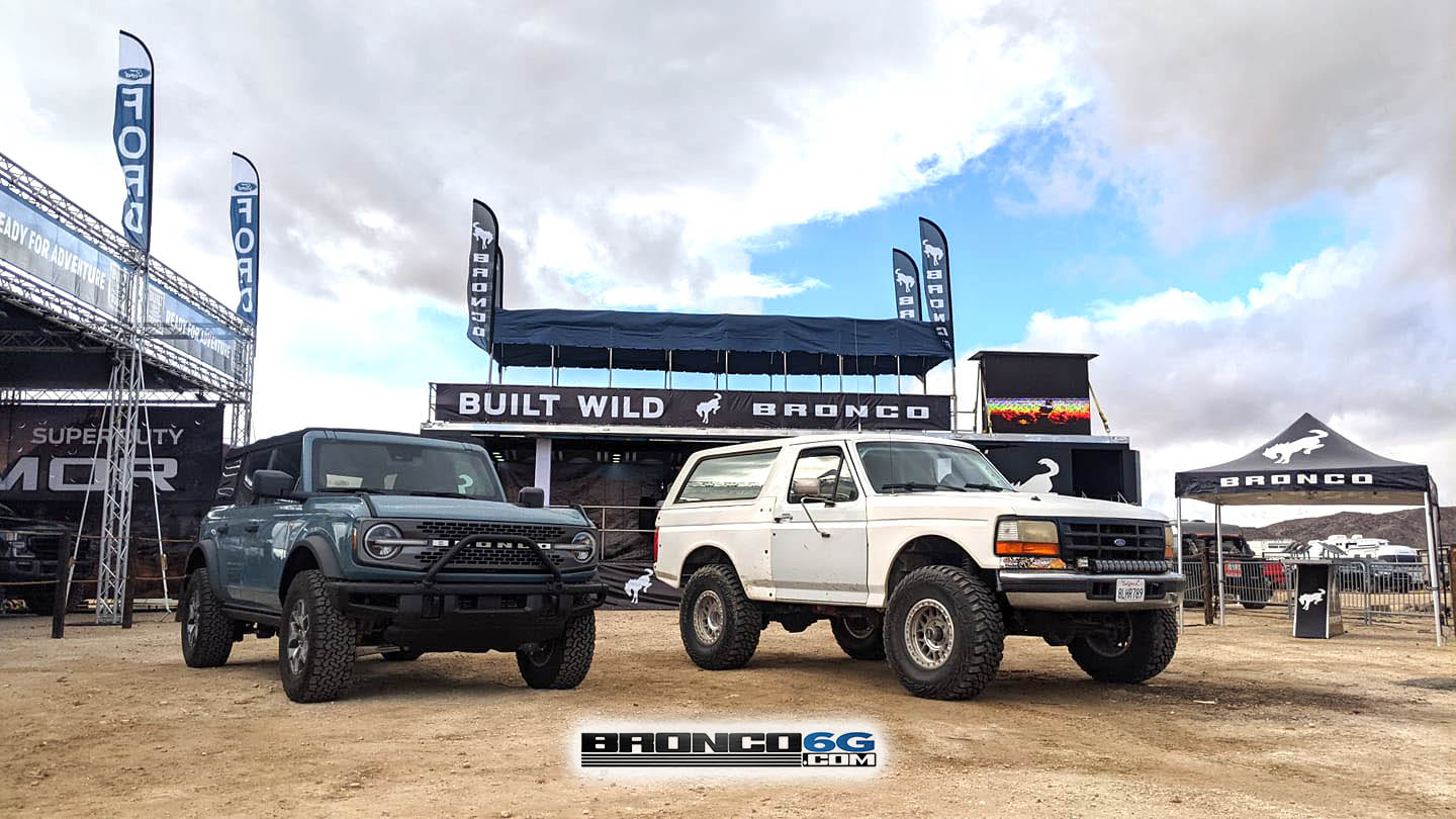 2021 Bronco on 33's vs 90's Full Size Bronco on 37's and lift ...