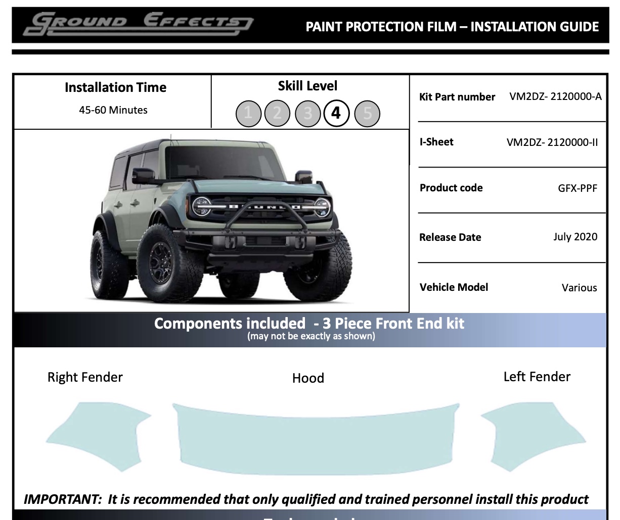 Official Factory PPF (paint protection film) accessory installation ...
