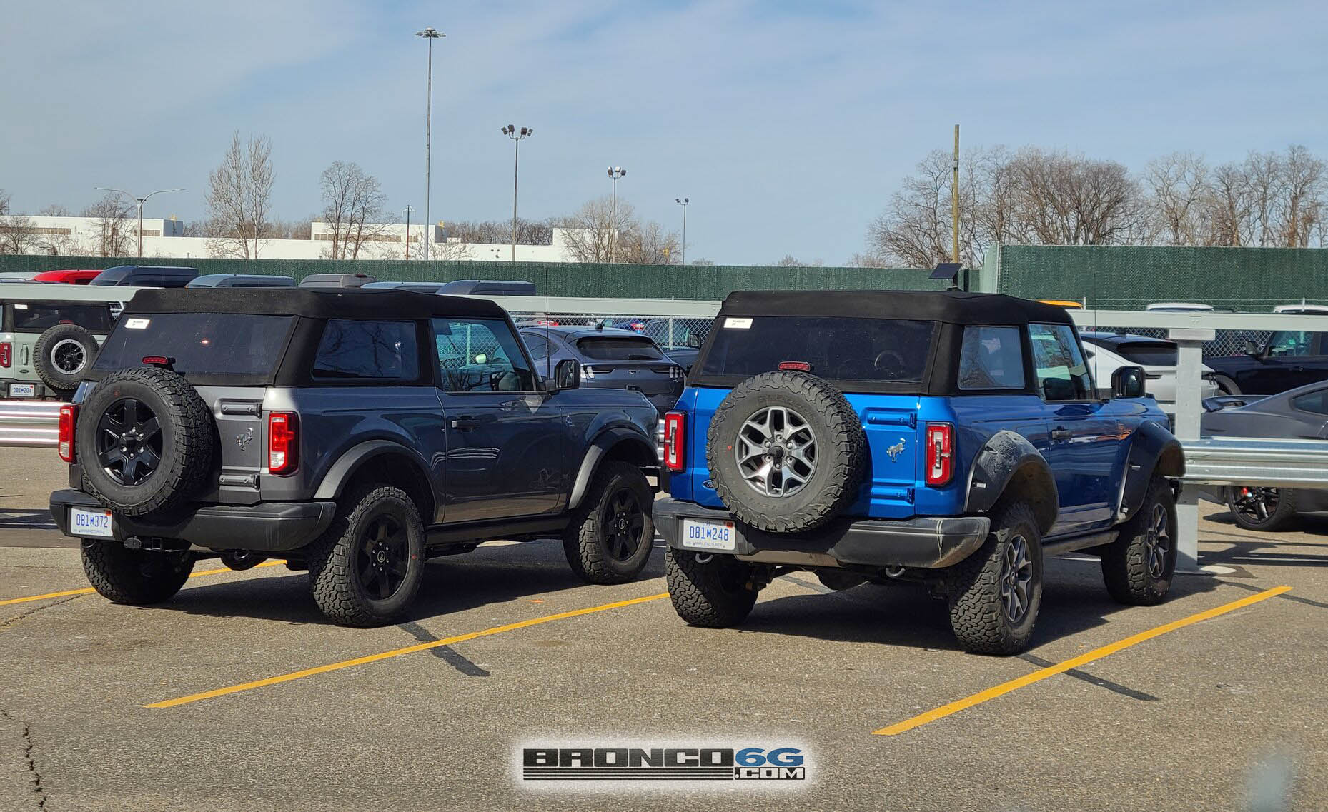 Looky what I found... 2-Door Broncos in Antimatter Blue, Cactus Gray ...