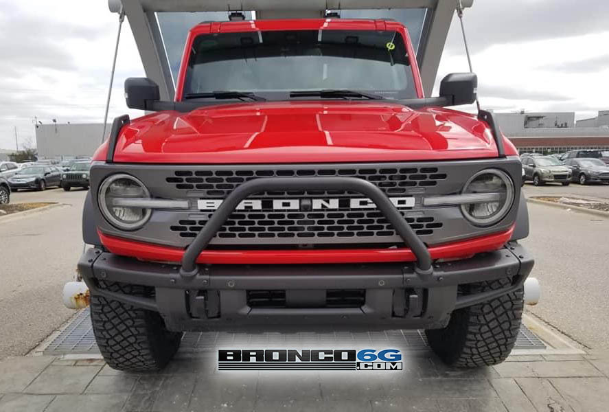 New Improved Brush Guard / Bull Bar Design and Location on Race Red ...