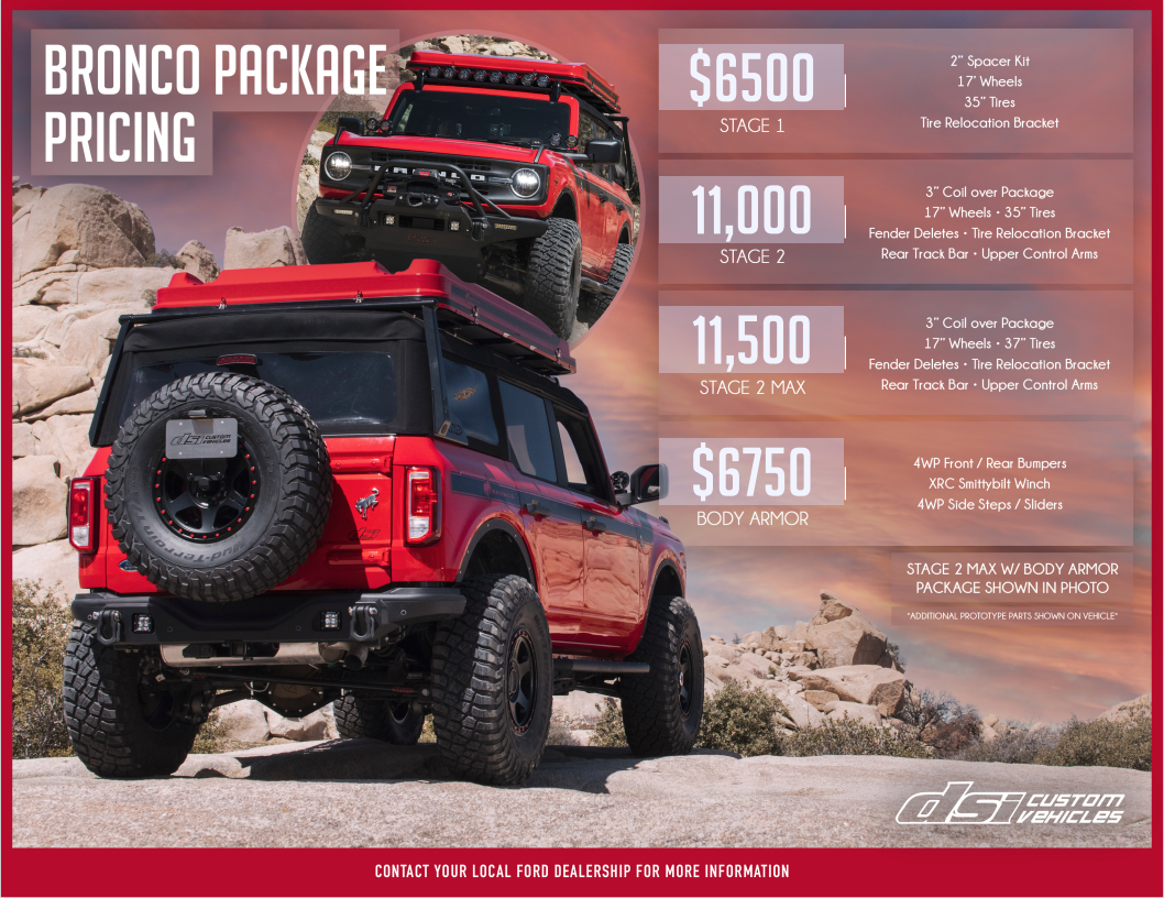 4WP Bronco Upfits Packages & Parts | Bronco6G - 2021+ Ford Bronco ...