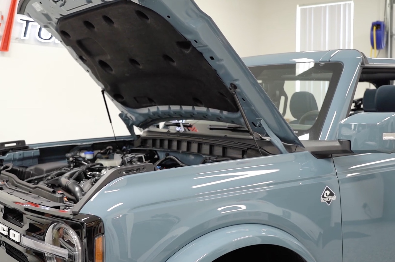Hood Struts Kit For 2021 Bronco (Available August 1st from Redline ...